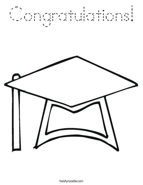 Congratulations Graduate Coloring Coloring Pages