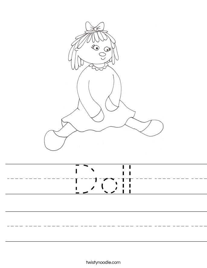 Doll Worksheet - Twisty Noodle