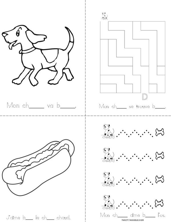 Le chien Book - Twisty Noodle