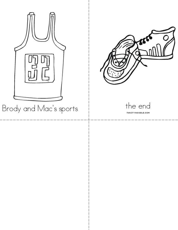 Brody and Mac's sports Book - Twisty Noodle
