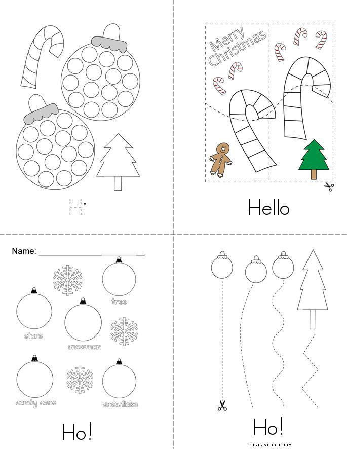 Christmas Book - Twisty Noodle