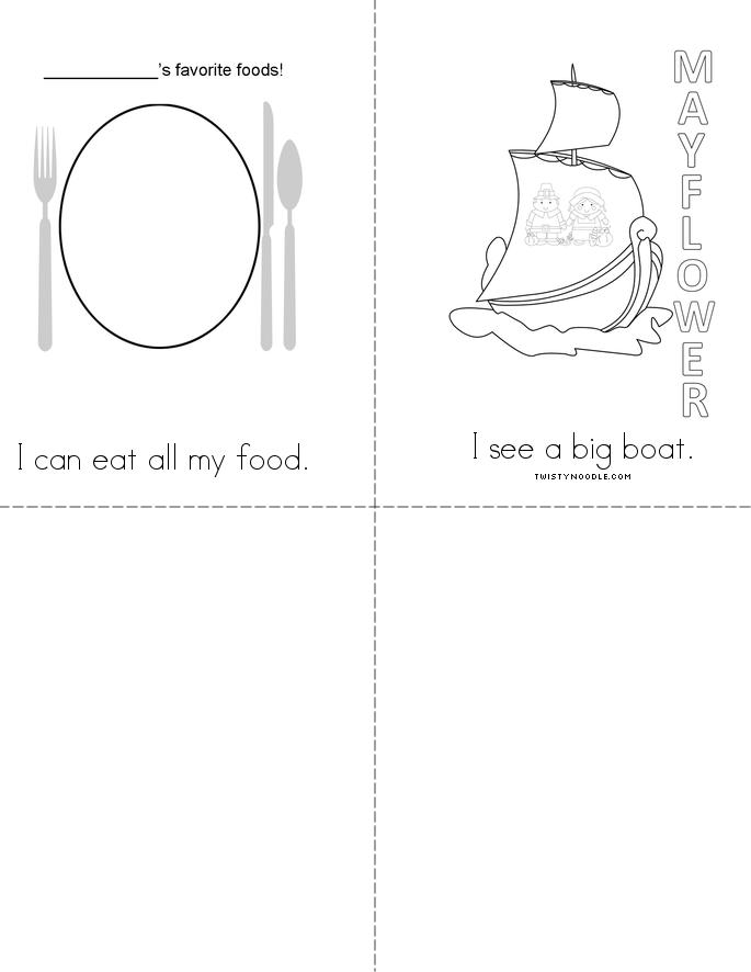 Thanksgiving Book - Twisty Noodle