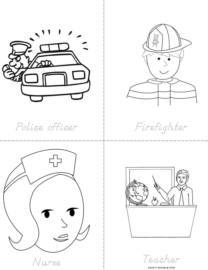 Community helpers Book - Twisty Noodle