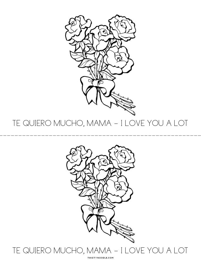 Te Quiero Mucho Mama Book Twisty Noodle