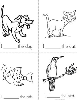 Sight word: Like Books - Twisty Noodle