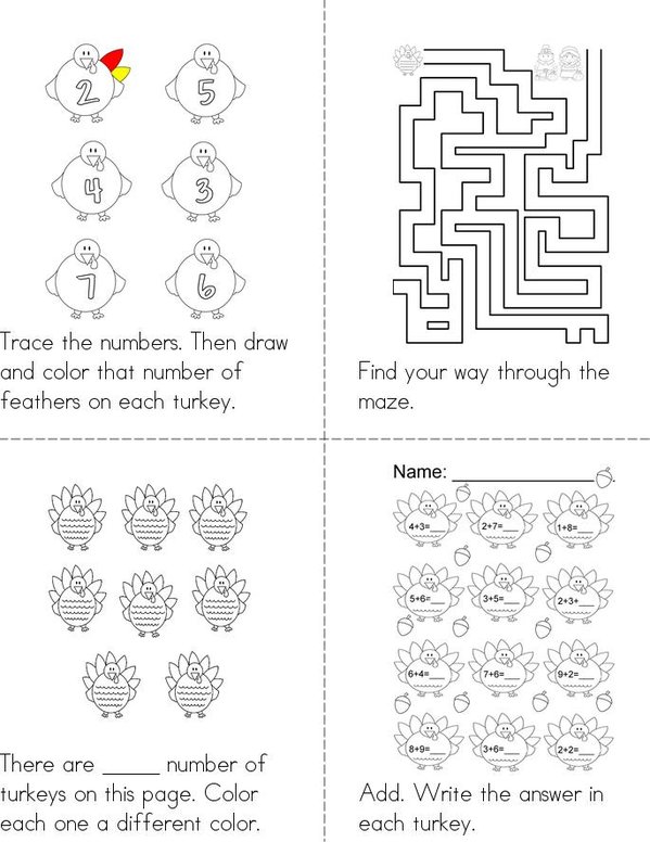 Turkeys Book - Twisty Noodle