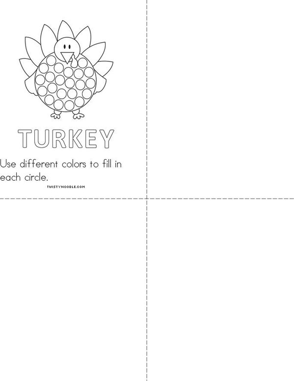 Turkeys Book - Twisty Noodle