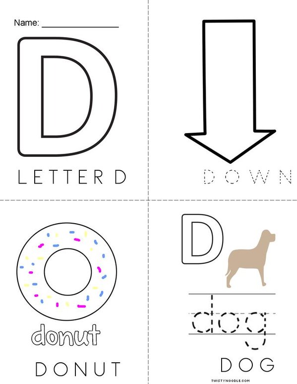 D Book - Twisty Noodle