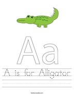 A is for Ant Worksheet - Twisty Noodle