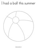 Beach Ball Coloring Page - Twisty Noodle