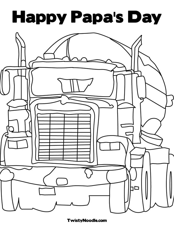Oil Rig Coloring Pages