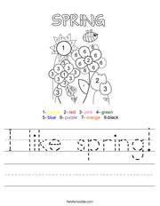 Worksheets - Twisty Noodle