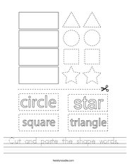 Worksheets - Twisty Noodle