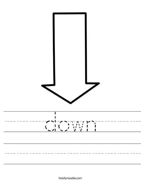 down Worksheet - Twisty Noodle