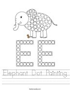 Letter L Dot Painting Worksheet - Twisty Noodle