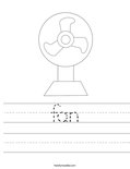 fan Worksheet - Twisty Noodle