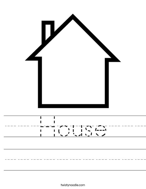 House Worksheet - Twisty Noodle