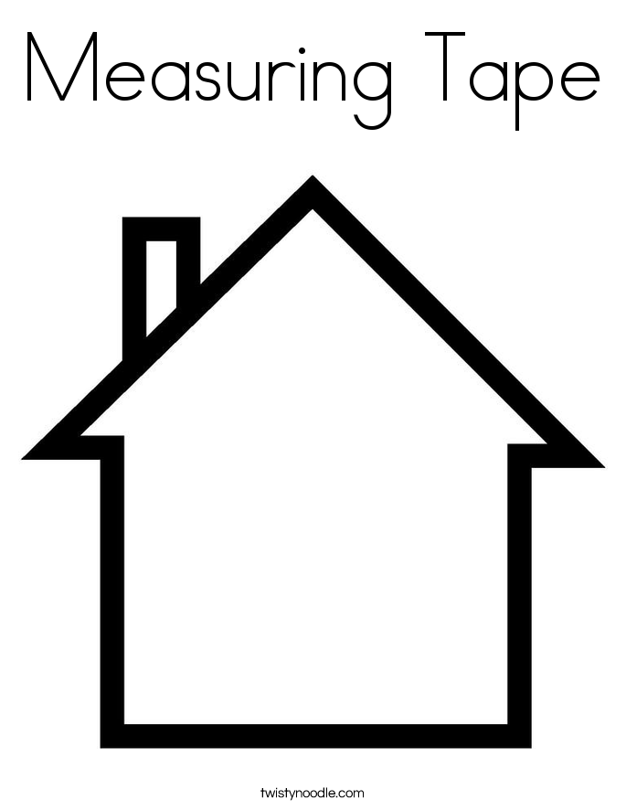 Measuring Tape Coloring Page - Twisty Noodle