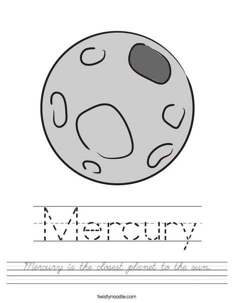 Mercury Is The Closest Planet To The Sun Worksheet Cursive Twisty mercury-is-the-closest-planet-to-the-sun-worksheet-cursive-twisty