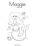 Maggie Coloring Page Coloring Pages