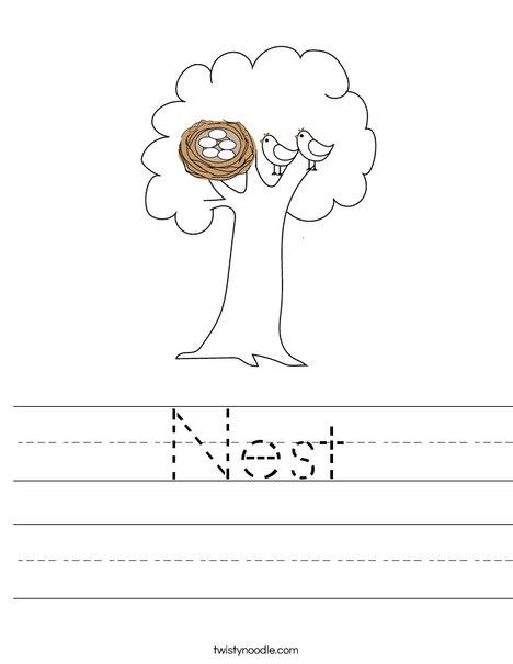 Nest Worksheet - Twisty Noodle