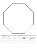 Octagon Worksheet - Twisty Noodle