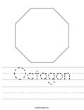 Octagon Worksheet - Twisty Noodle