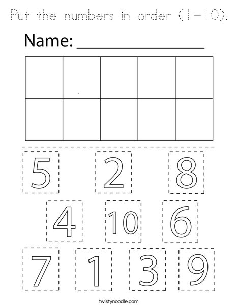 Put The Numbers In Order 1 10 Coloring Page Tracing Twisty Noodle put-the-numbers-in-order-1-10-coloring-page-tracing-twisty-noodle