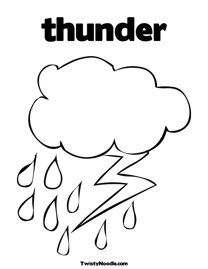 Thunder And Lightning Coloring Pages Coloring Pages
