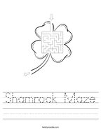 Clover Counting Worksheet - Twisty Noodle