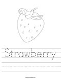 Strawberry Worksheet - Twisty Noodle