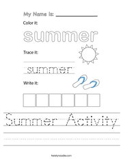 Worksheets - Twisty Noodle